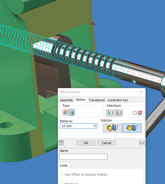 Rotation-Translation constrain problems - Autodesk Community
