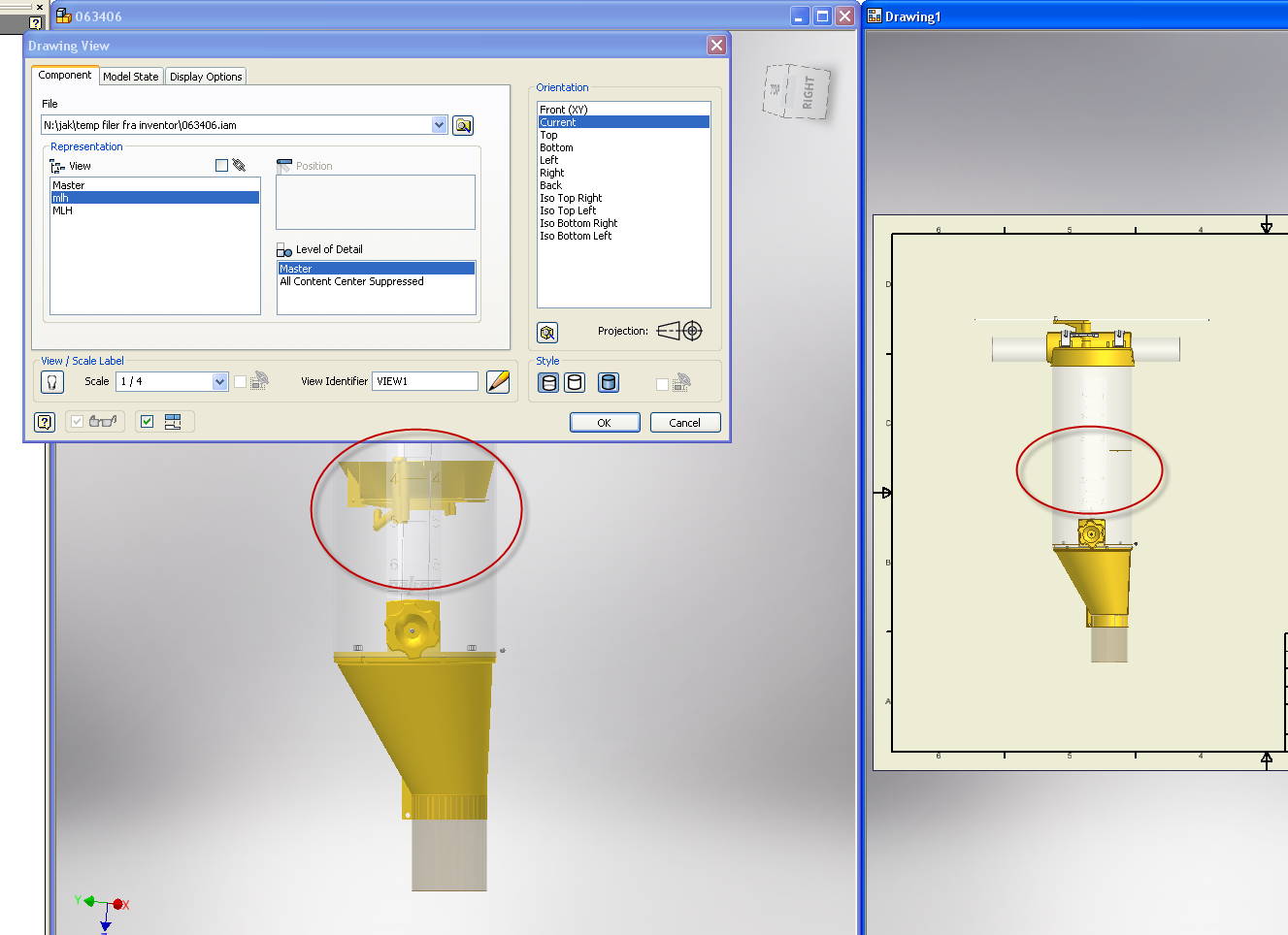 Missing parts when adding a iam into a idw - Autodesk Community