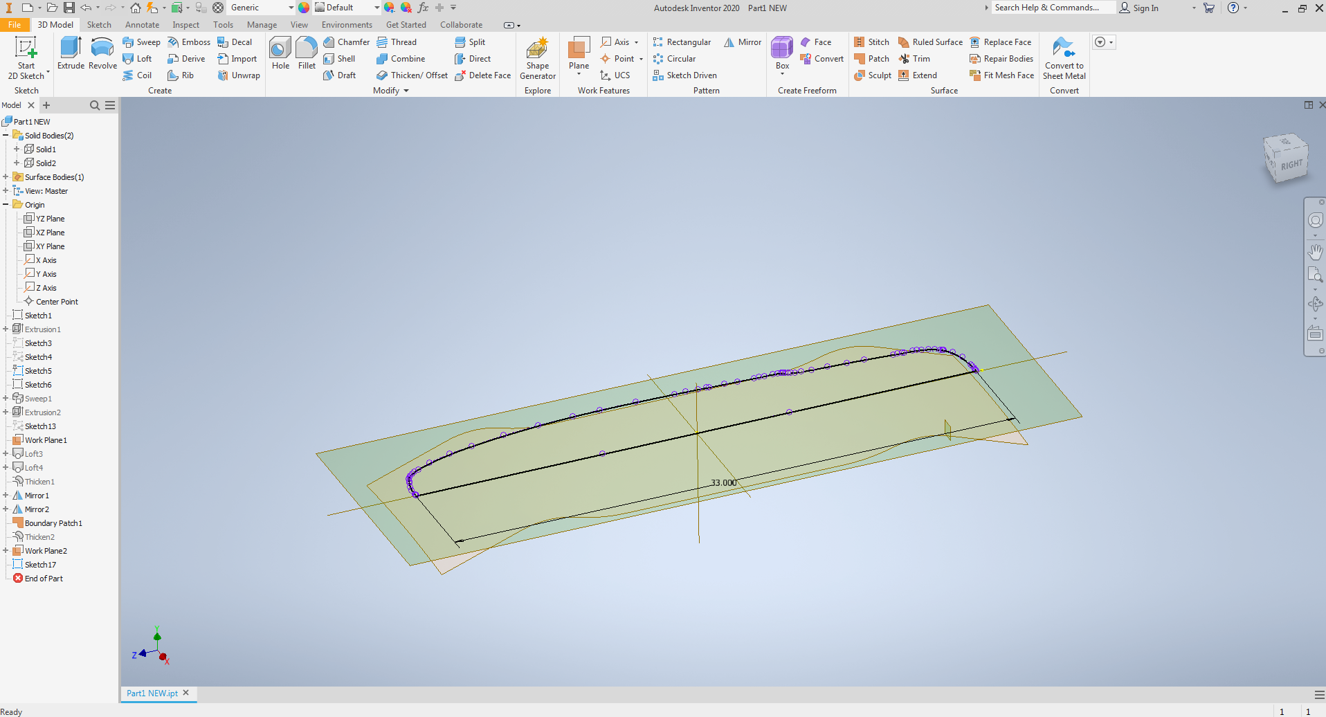 Importing lines frm outside software as sketch, & wrapping around ball ...