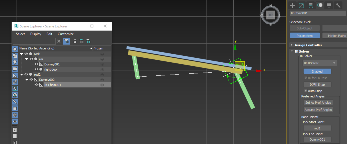 Sliding joint with fixed axis - Autodesk Community