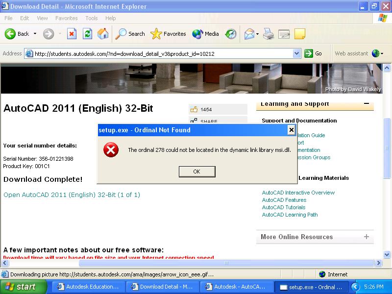 Downloading AutoCAD 2011 - Autodesk Community