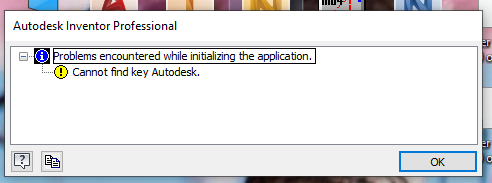 Invenor 2021 Error Message - Autodesk Community
