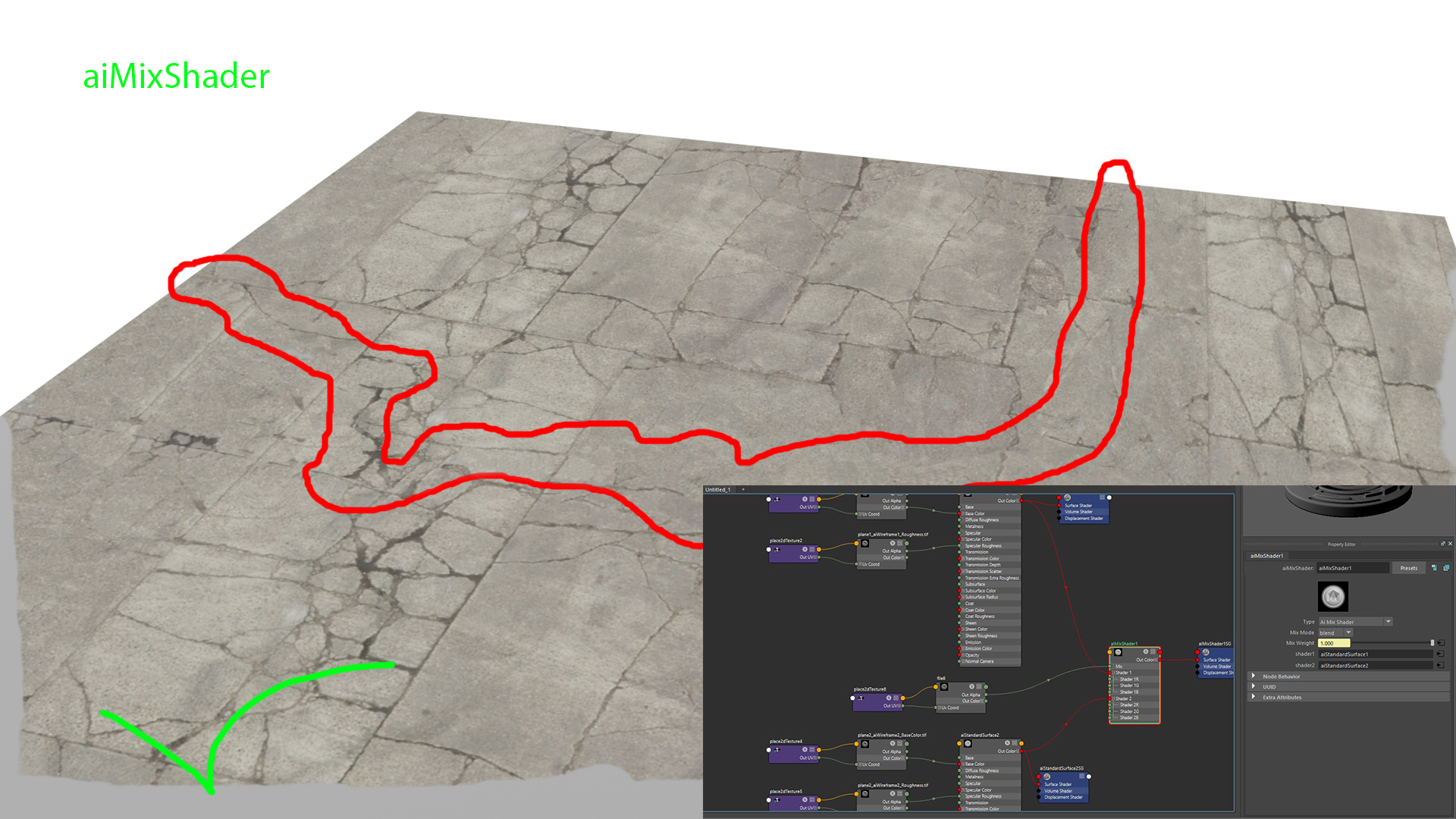 DARK ARTIFACT WITH ARNOLD SHADERS UNITED WITH A LAYERED SHADER NODE - Autodesk Community