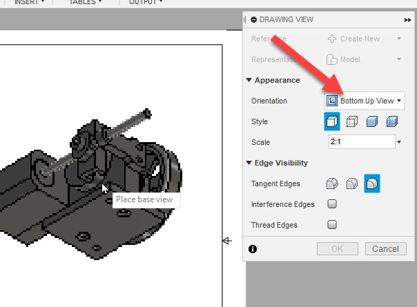 Solved: fusion drawing view orientation - Autodesk Community