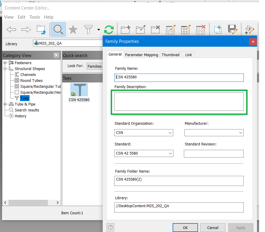 Solved: Disable description update for Content Center parts - Page 2 - Autodesk Community