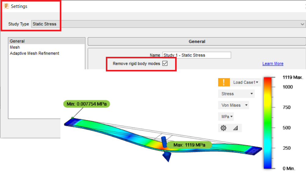 Solved: Simulation rejected for leaf spring - Autodesk Community