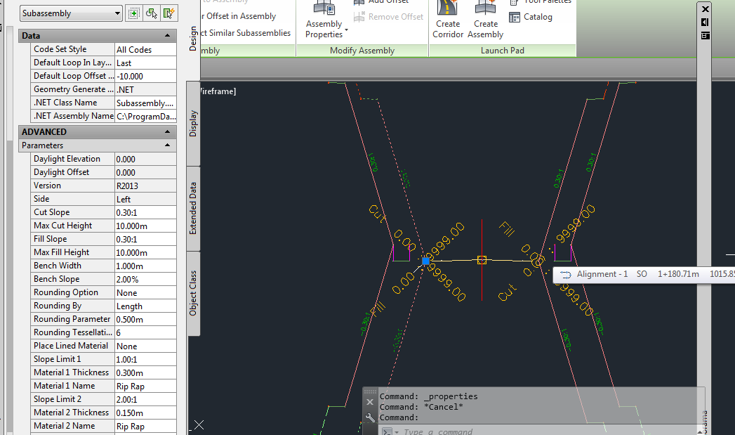 Solved: Conditional Assembly cannot work properly for fill slope - Autodesk Community