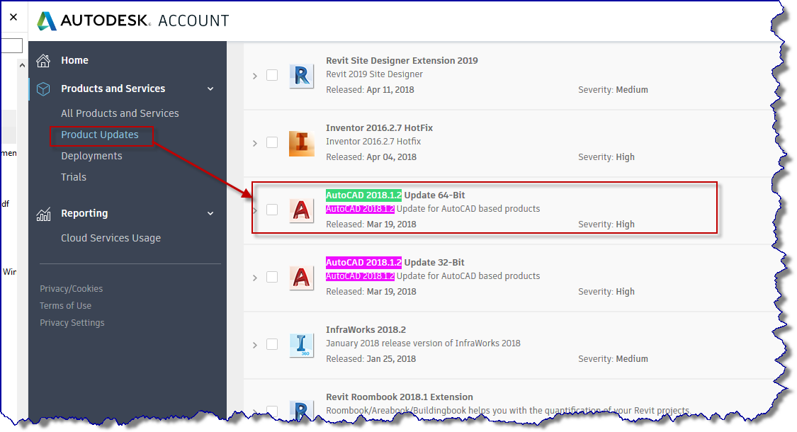 Gelöst: Wo finde ich den Hotfix für AutoCAD 2019 "hotfix_update ...