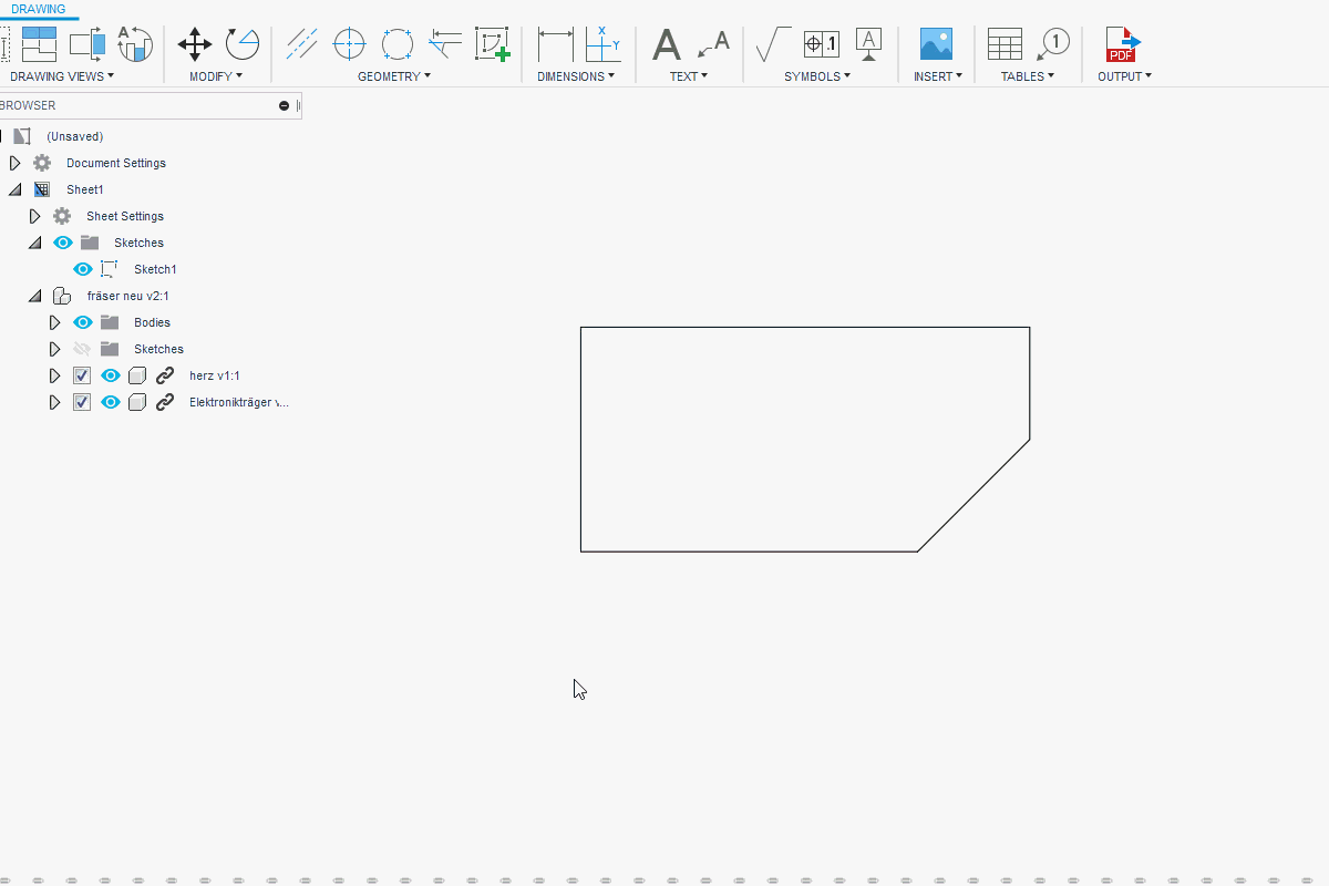 2D Drawings module. How to edit the length of the drawn lines ...