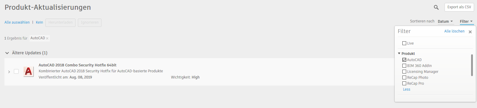Gelöst: Wo finde ich den Hotfix für AutoCAD 2019 "hotfix_update ...