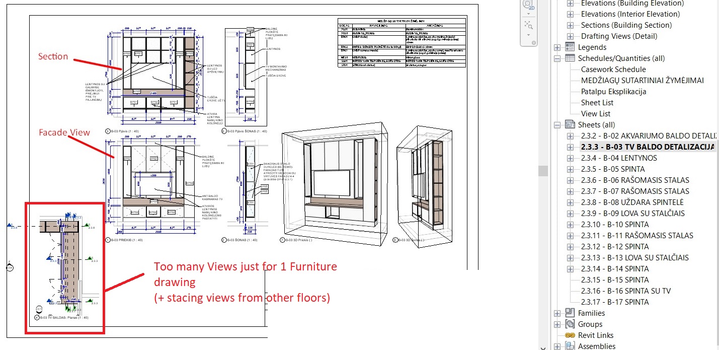 Solved: Casework Sections. The most efficient way in Revit? - Autodesk ...