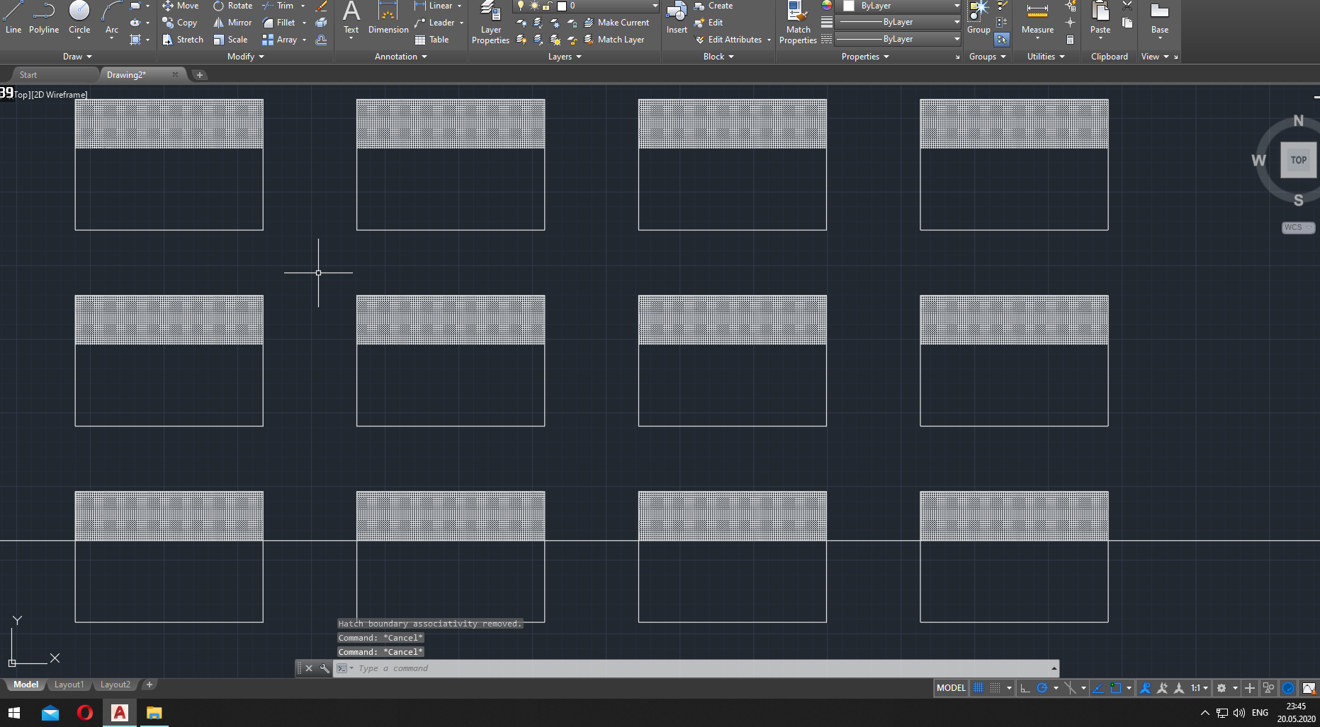 Solved: Trimming hatch during array source edit freeze my PC ...