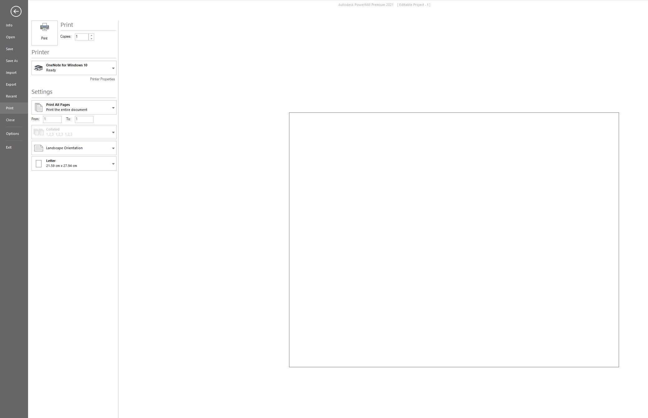 Solved: Powermill 2021 Cannot Print screen. - Autodesk Community