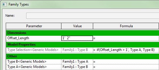 Solved: Dimensional Parameter driven by "Family Type" Drop-down Parameter - Autodesk Community