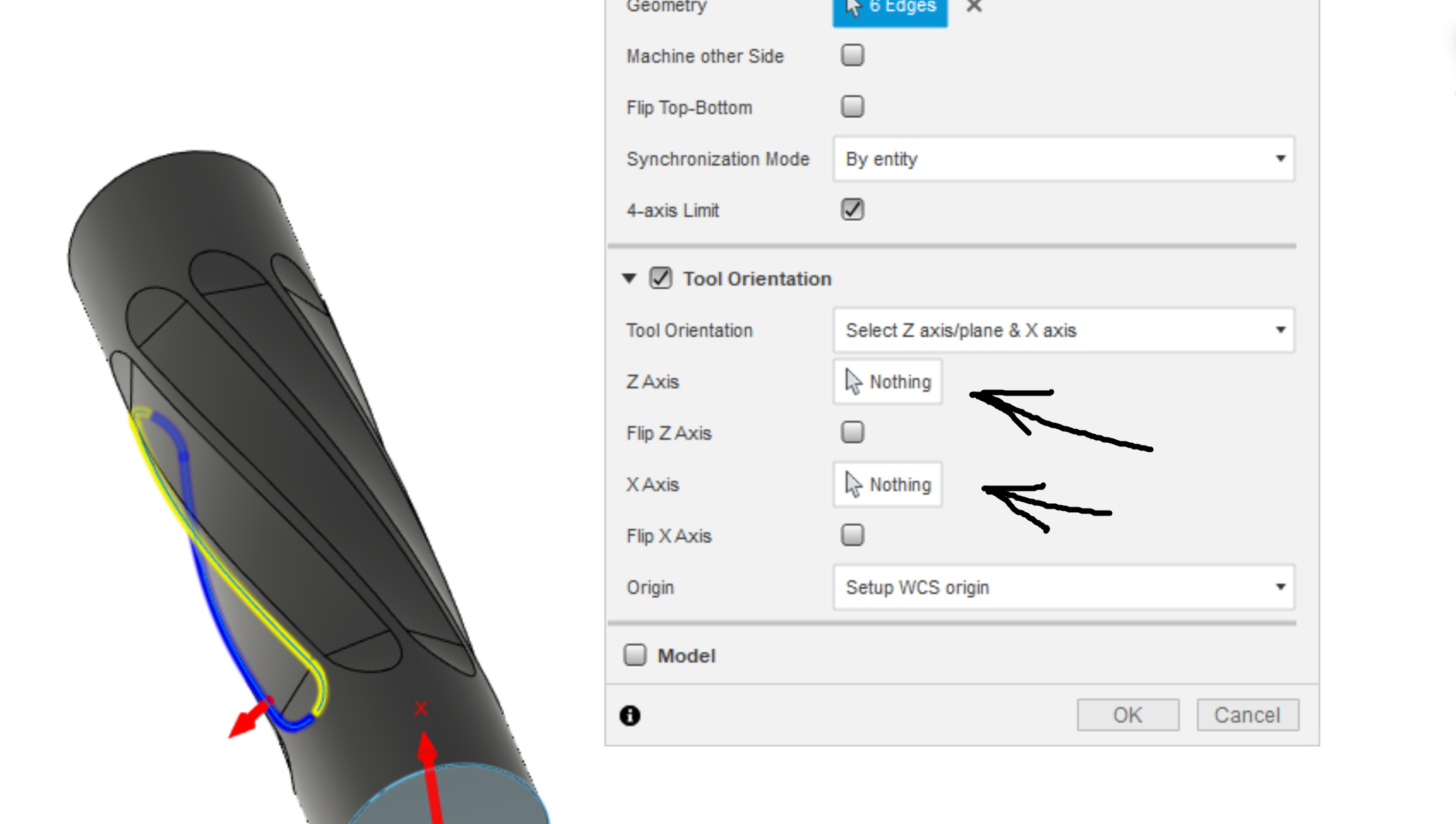 Solved: using side of cutter in 4th axis machining - Autodesk Community