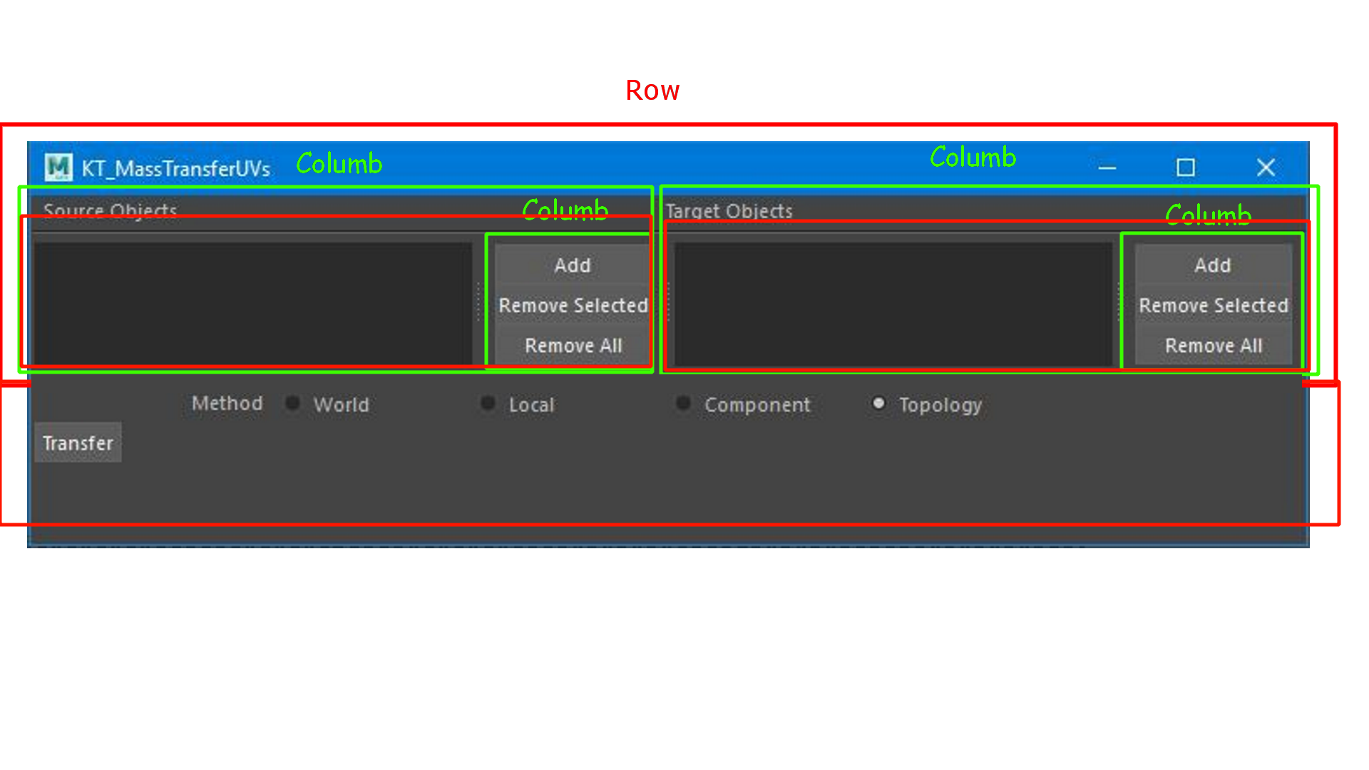 (MEL) how to build UI that list groups and children ? - Autodesk Community