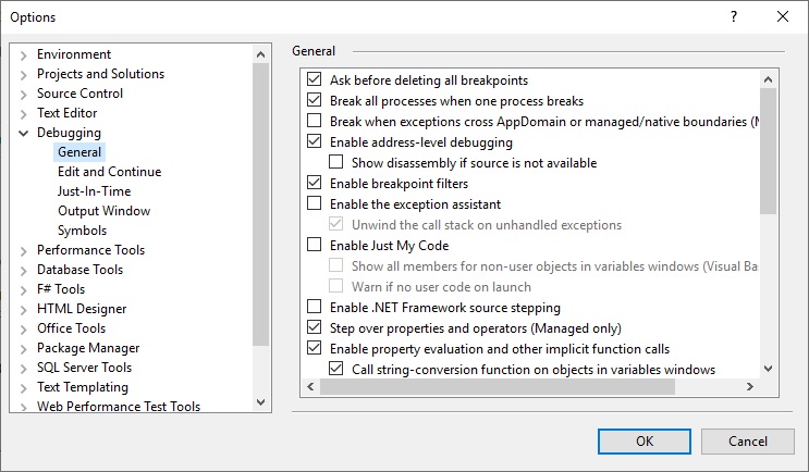 Solved: Debugging in Visual Studio 2012 using ObjectARX 2016 on Windows ...