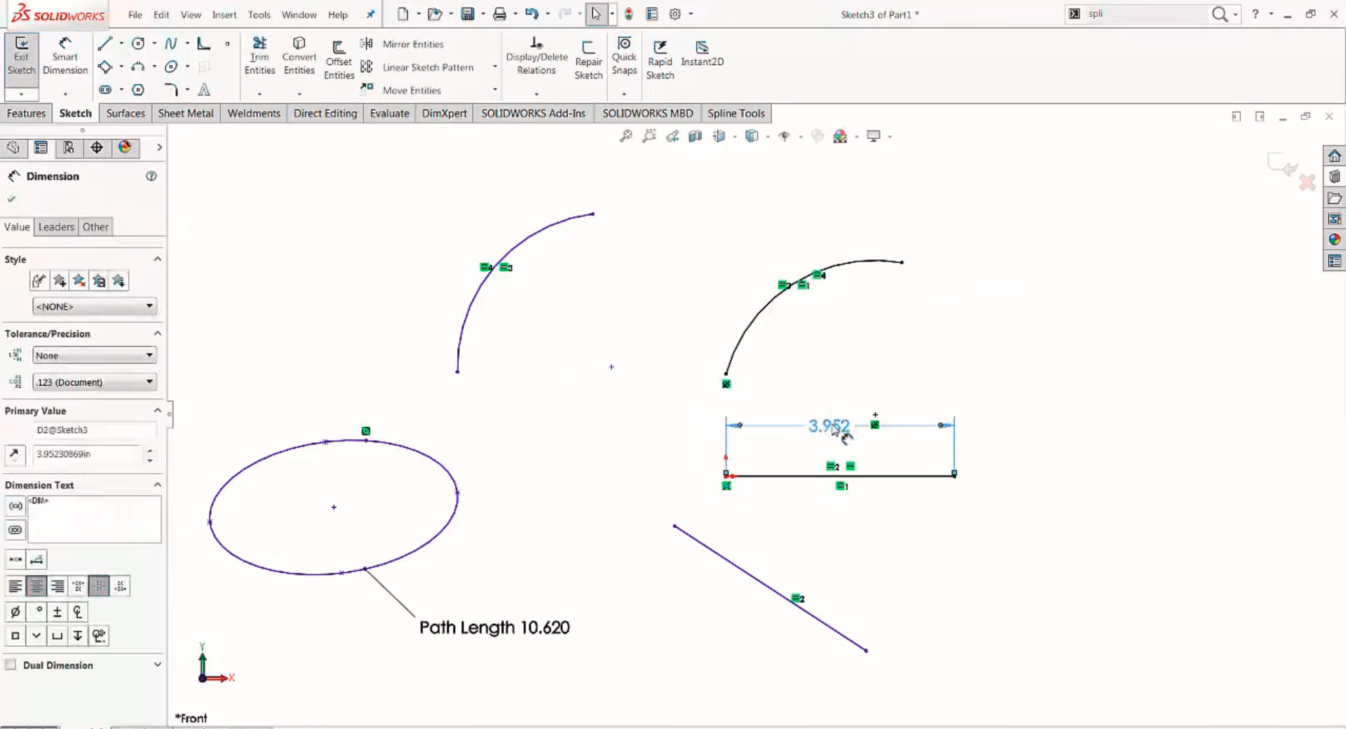 Ellipse Lenght Dimension - Autodesk Community