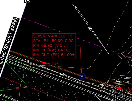 Manhole Invert Directions - Any way to change when N becomes NE ...