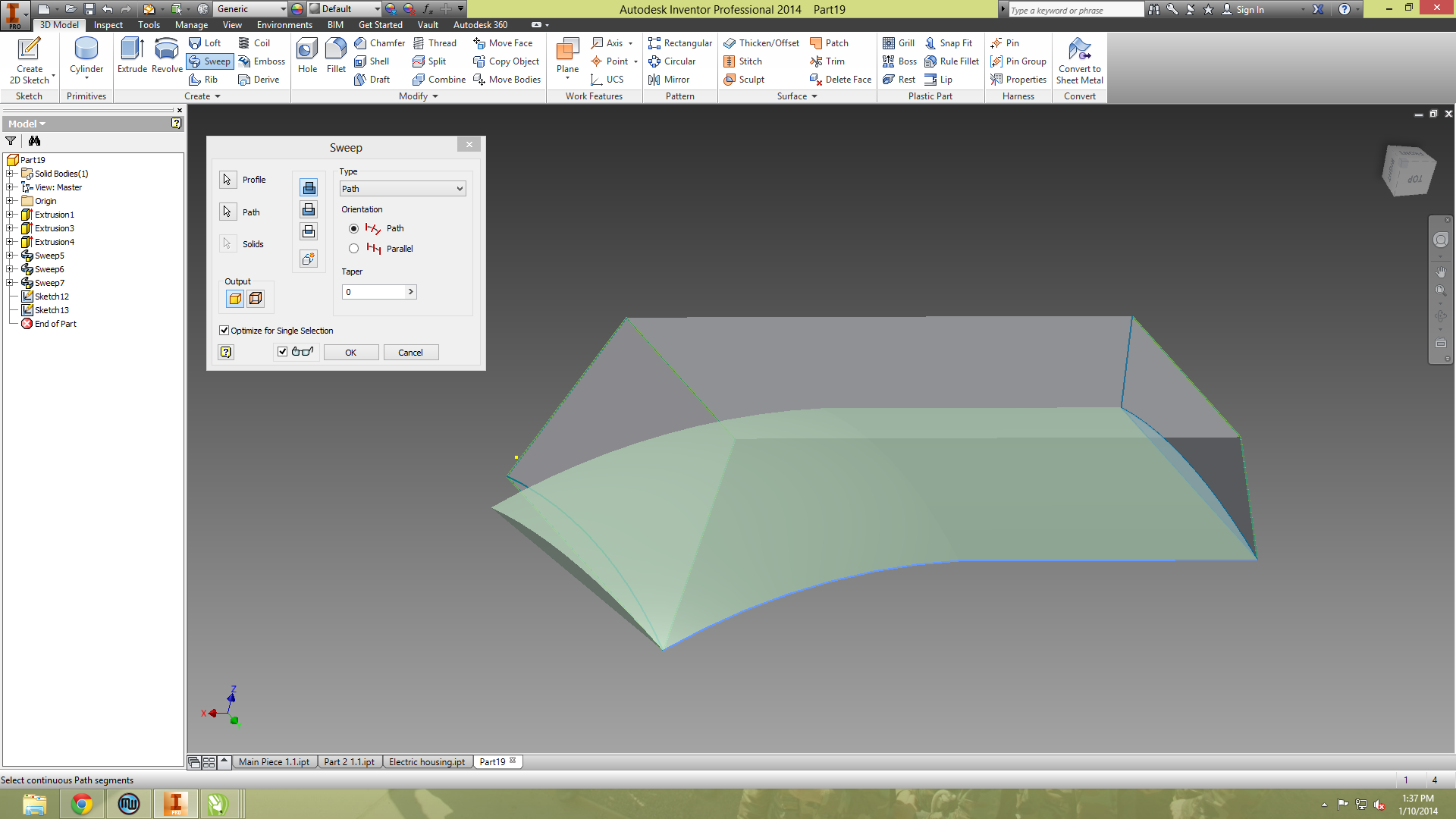 Solved: Help with the Sweep Function! - Autodesk Community