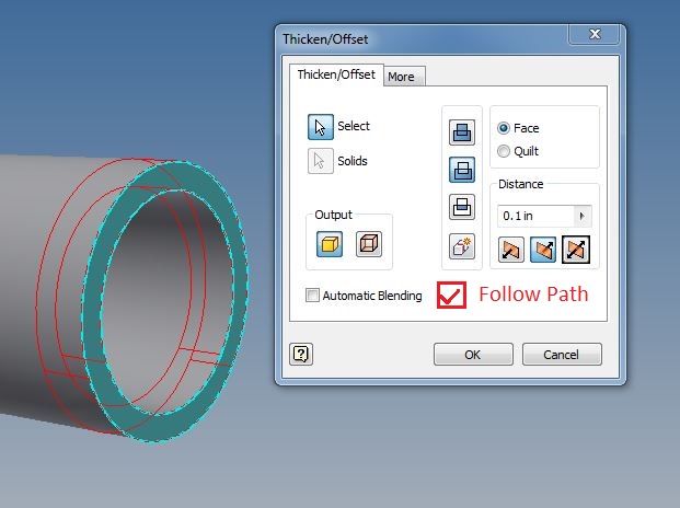 Thicken/Offset - Follow path - Autodesk Community