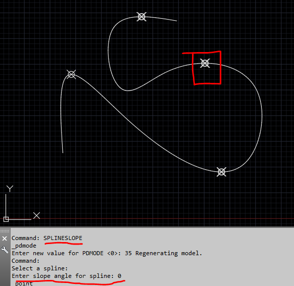 Solved: Spline: tangency to another line. - Autodesk Community