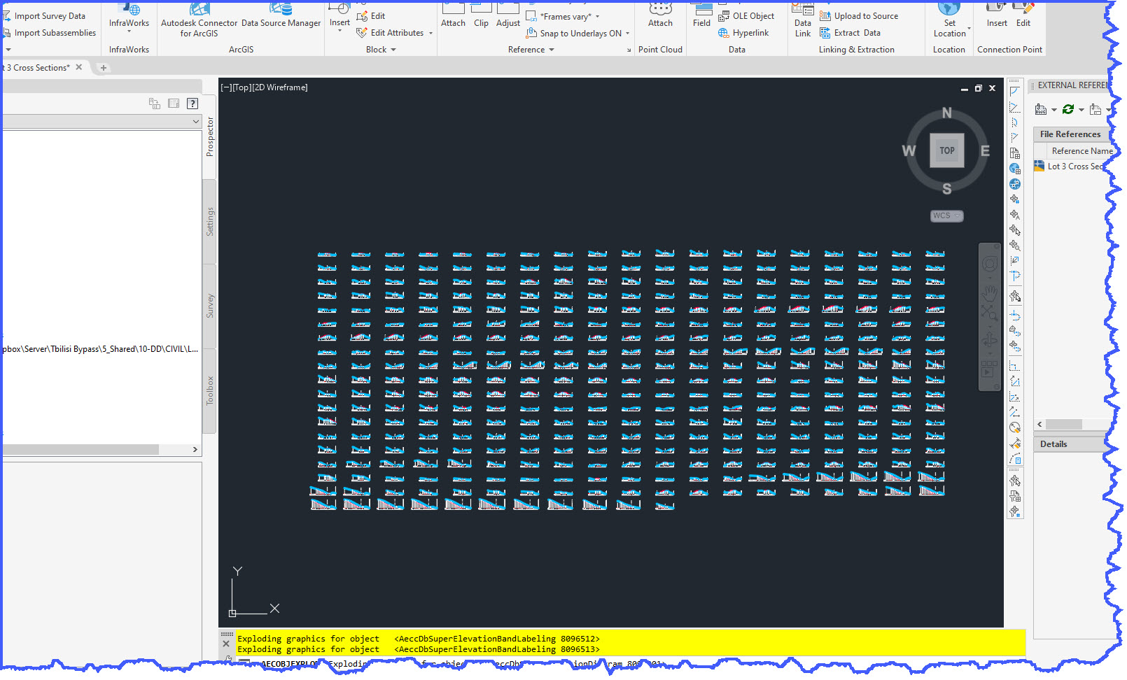Cross Section Horizontal Array - Autodesk Community