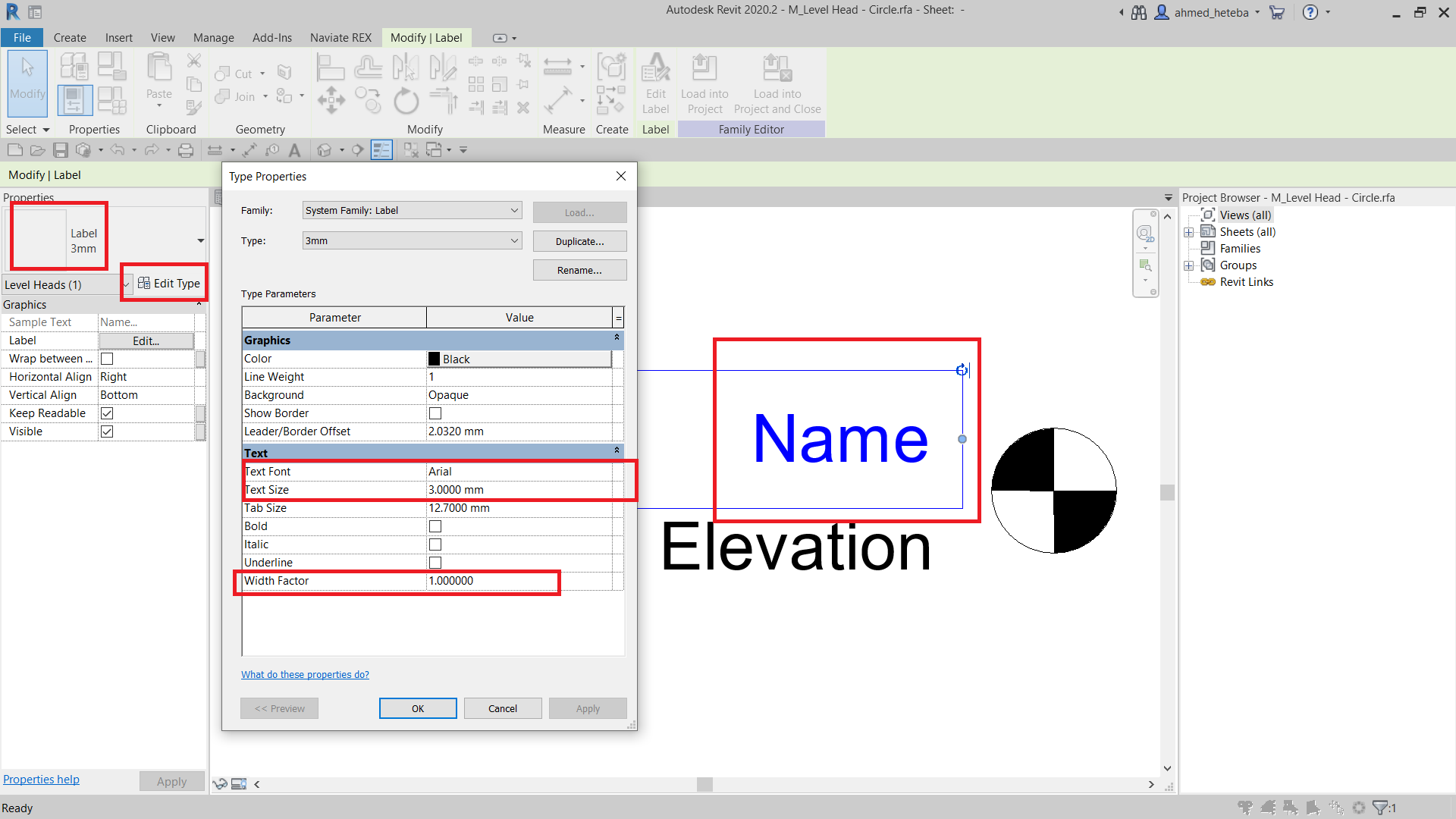 Solved: Editing Elevation level's (Level[LL]) Text Height - Autodesk Community