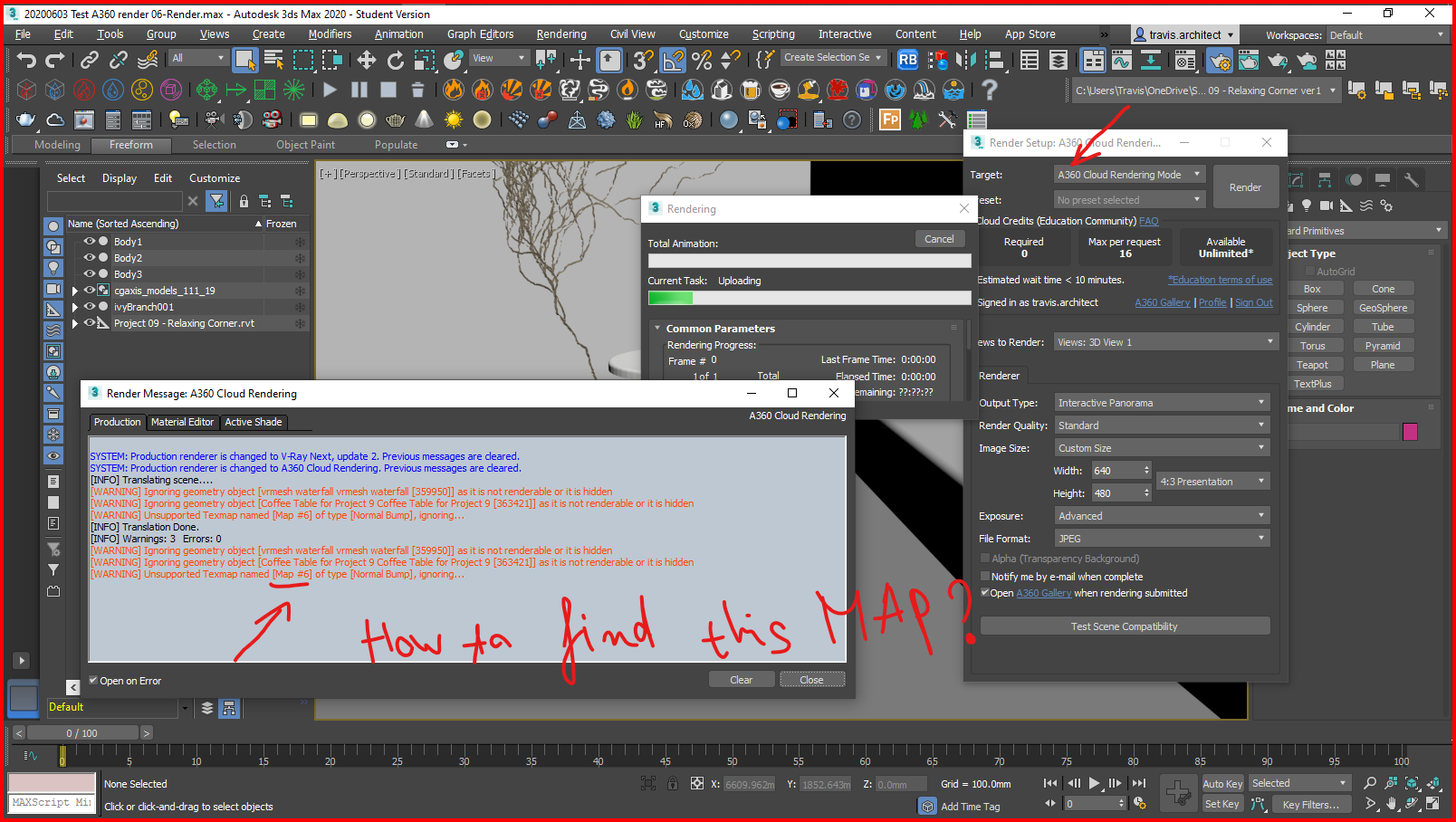 How to find a Map using in scene? - Autodesk Community