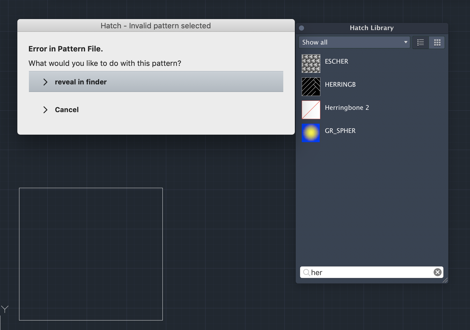 Solved: HELP: super hatch tool to create custom parquet flooring ...