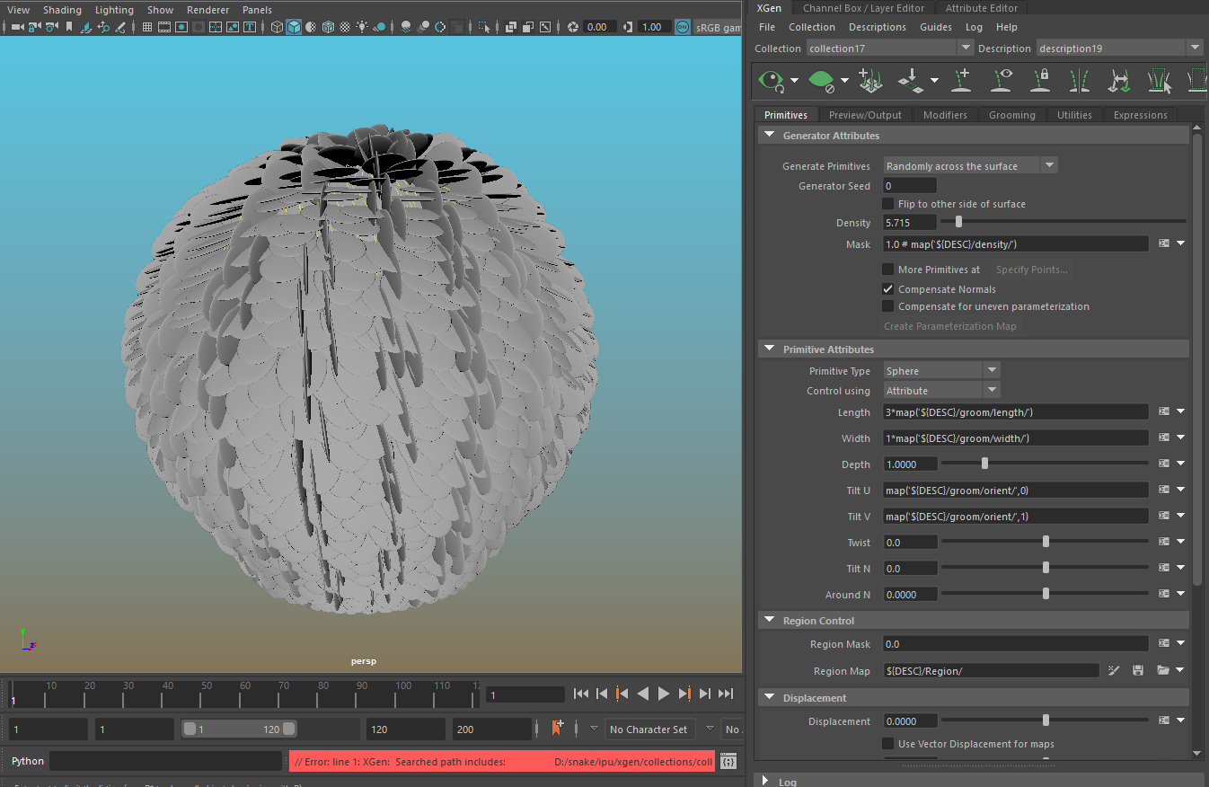 Xgen Instance Geometry orientation follow Groom - Autodesk Community