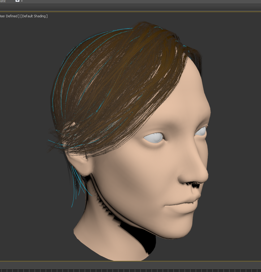 Splines visible through hair card mesh - Autodesk Community