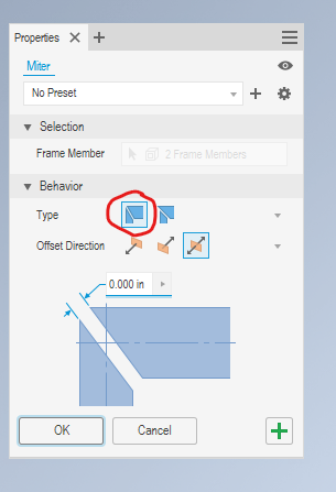 Frame generator problem miter - Autodesk Community