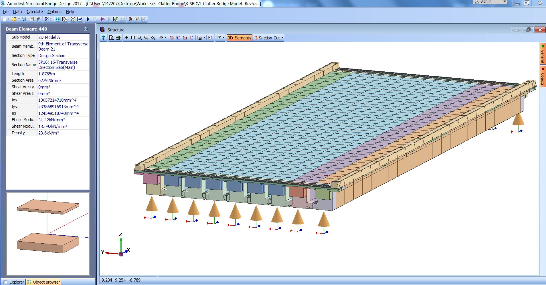 Solved: Torsion stiffness and Bending stiffness for Voided Slab ...