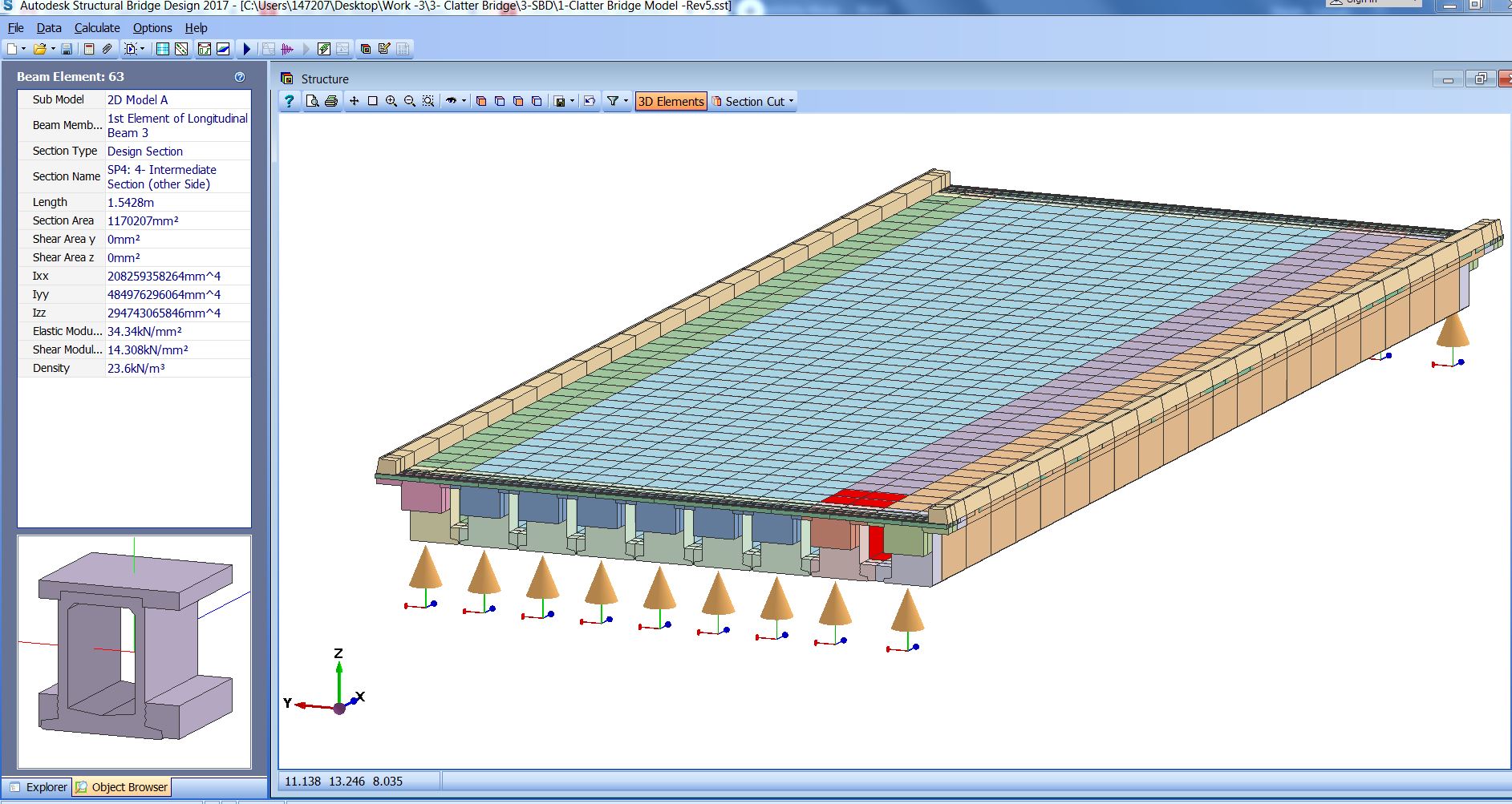 Solved: Torsion stiffness and Bending stiffness for Voided Slab ...