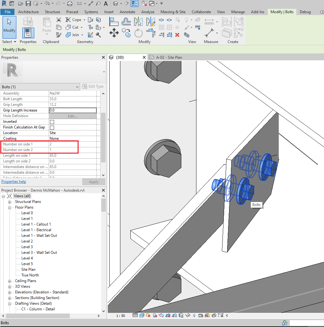 How To Add A Set Of Bolts In Revit Micrographics | atelier-yuwa.ciao.jp