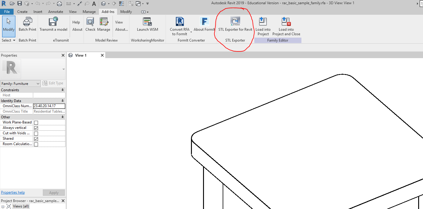 Solved: STL Exporter Revit 2019 - Autodesk Community