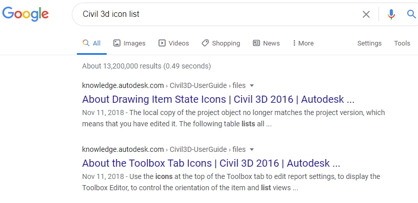 Icon list - Autodesk Community