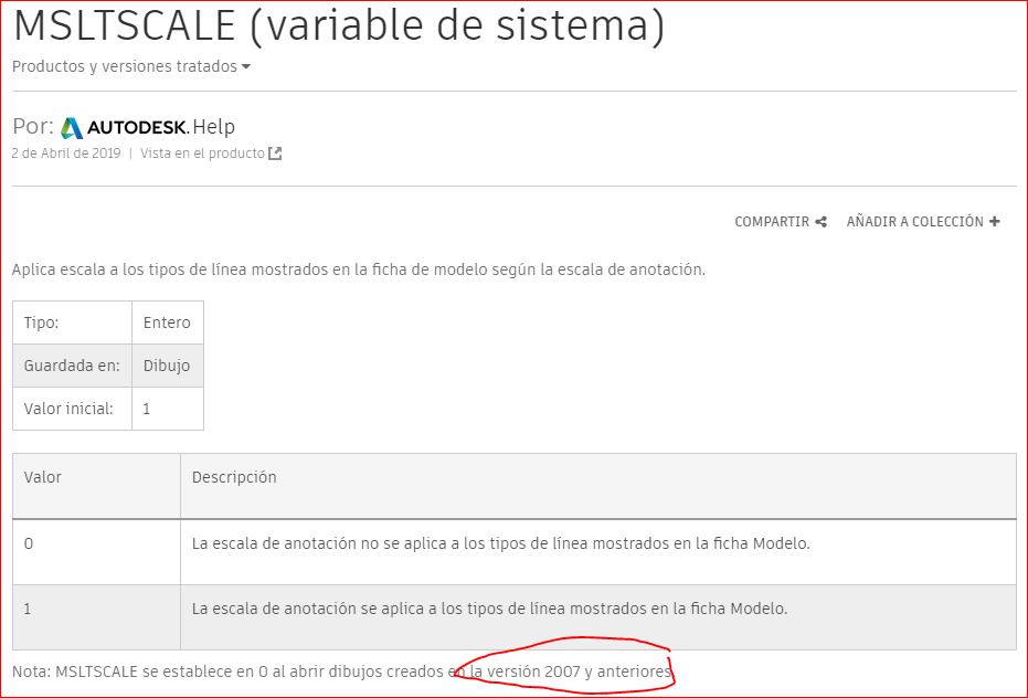MSLTSCALE y PSLTSCALE - Autodesk Community