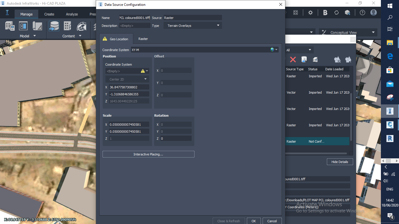 Solved: Interactive placement of Raster data (tiff) as Terrain Overlay ...
