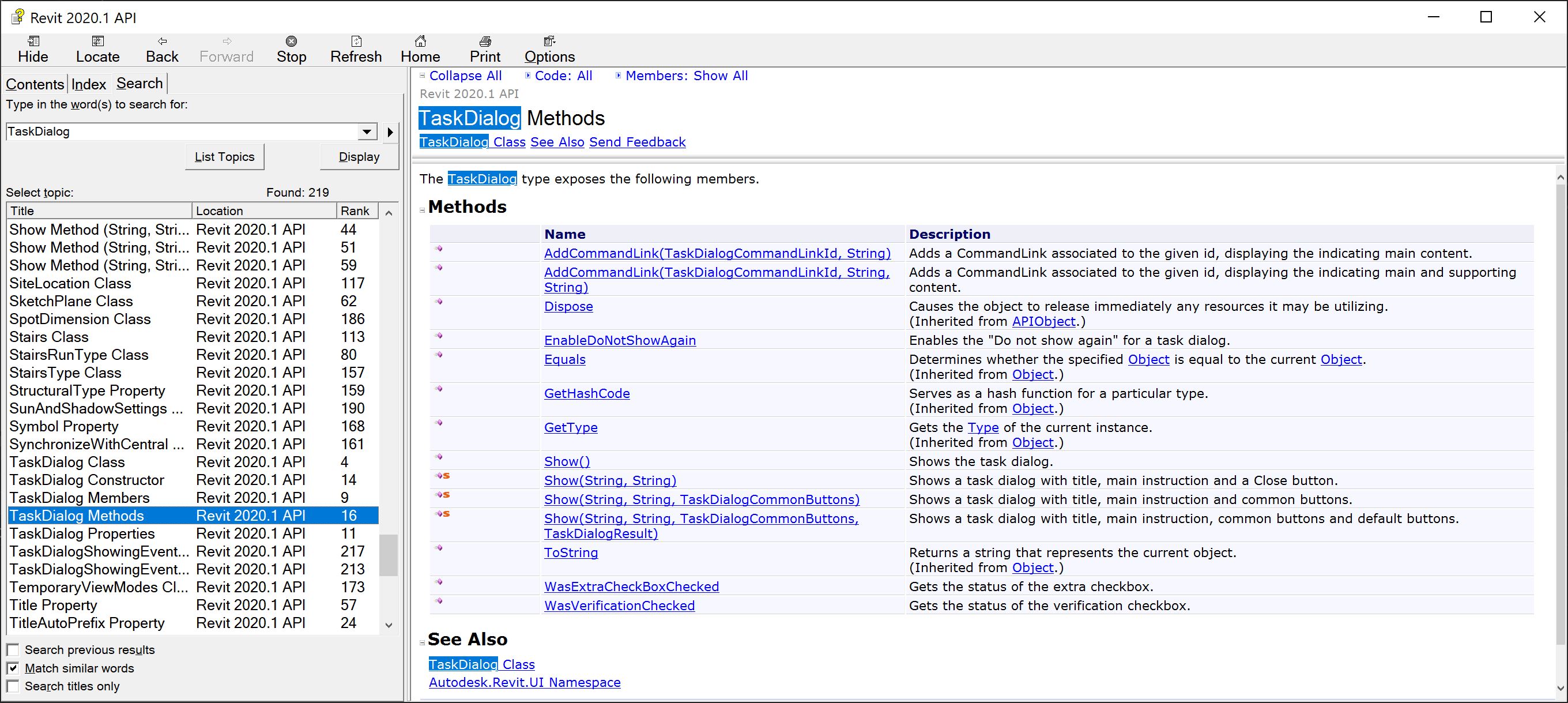 Solved: TaskDialog.EnableMarqueeProgressBar - Autodesk Community