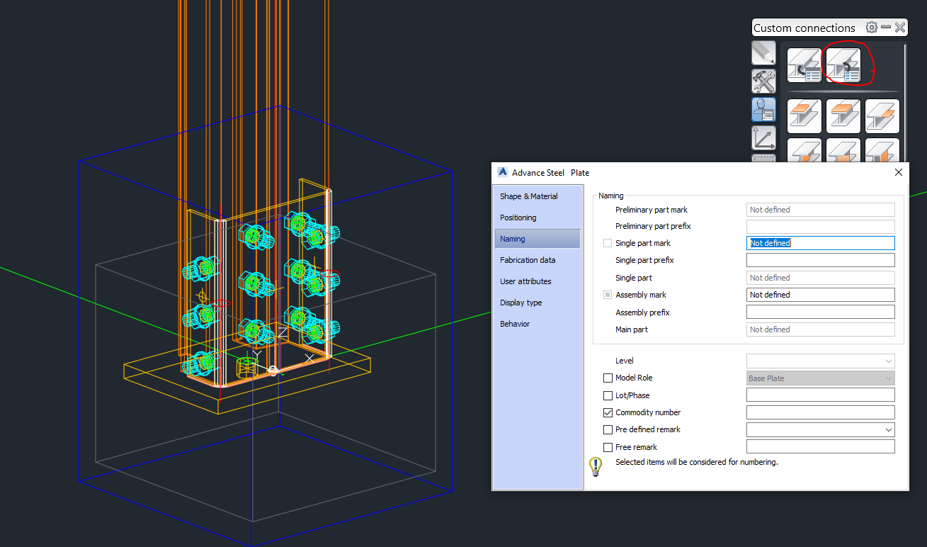 Solved: Custom Connection Part Mark - Autodesk Community