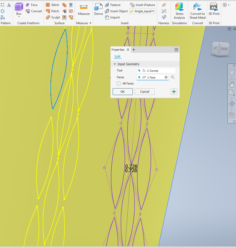 Solved: Projecting a flat pattern onto a round object - Autodesk Community