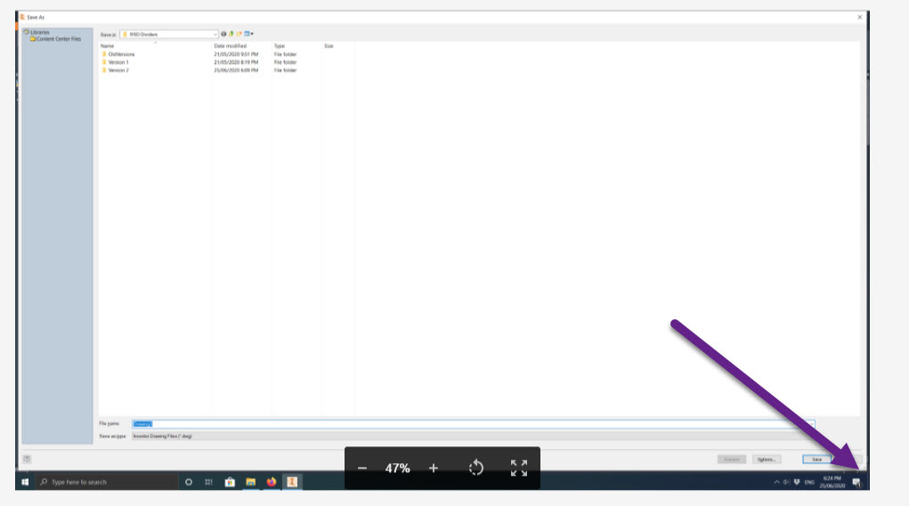 Solved: Saving File Windows Fills Entire Screen - Autodesk Community