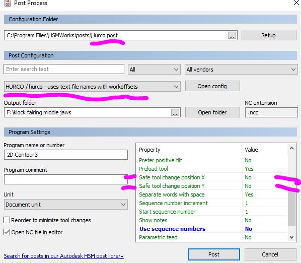 Solved: Add safe tool change position to HAAS post - Autodesk Community