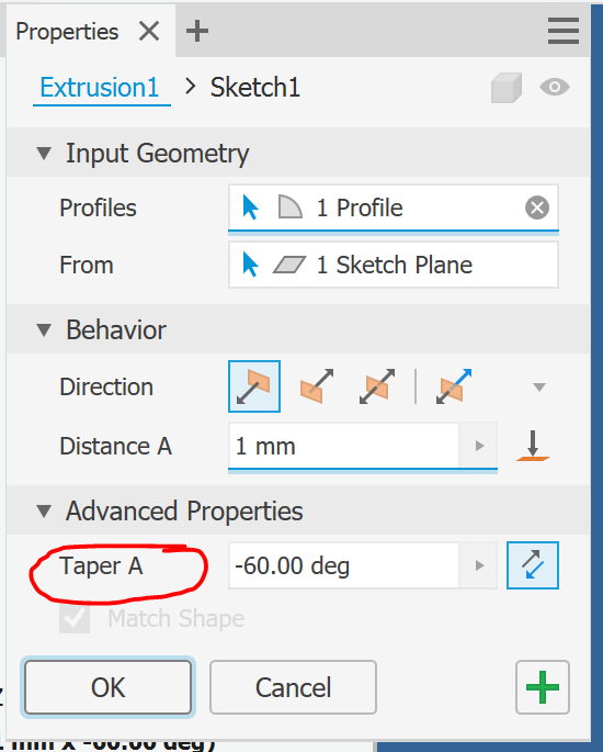 Does anyone know how to do a beveled extrusion in Inventor? - Autodesk ...
