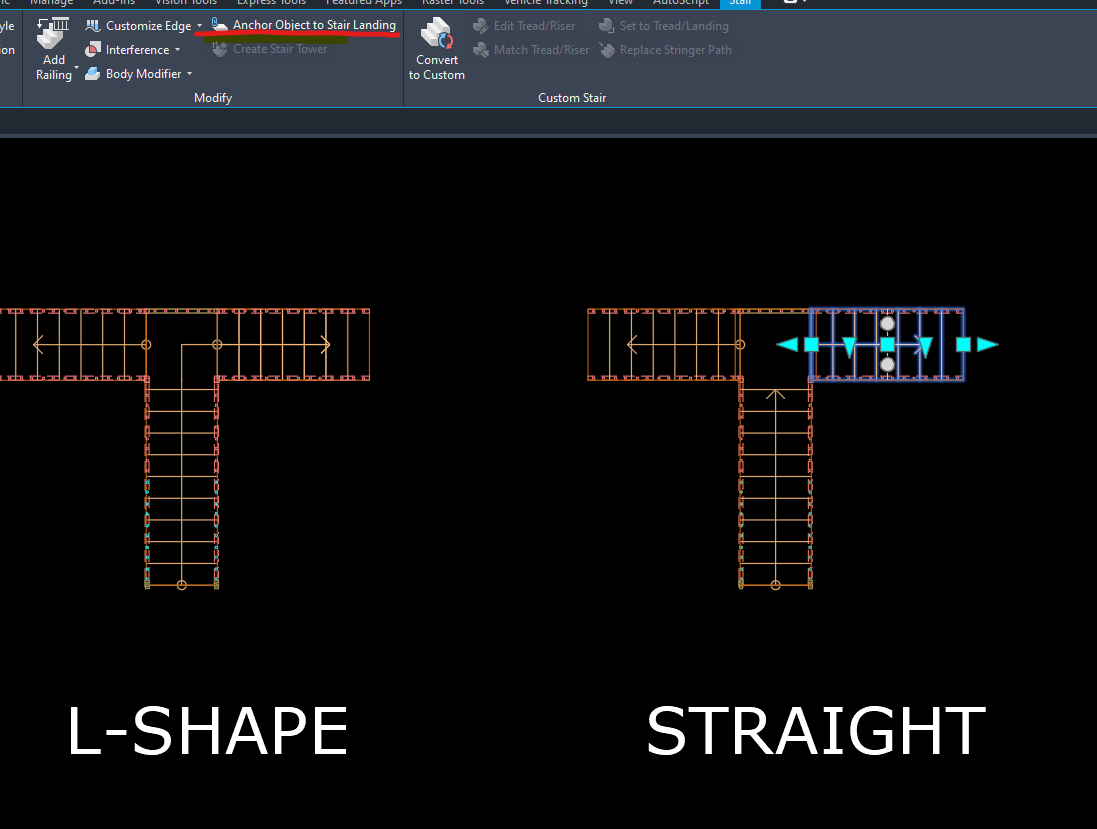 Solved: how to create a stair T-shaped? - Autodesk Community
