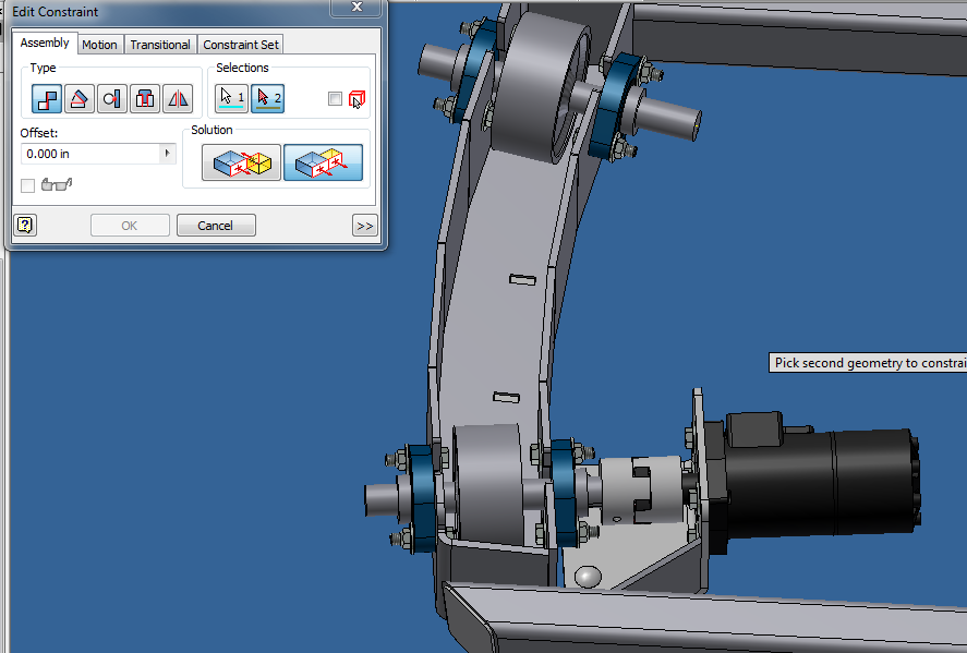 Assemblies constraint arrows - Autodesk Community