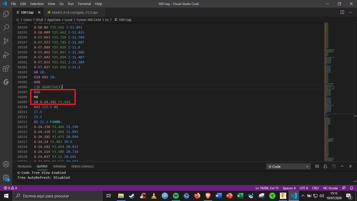 Solved: Generating G-code for a 5-axis CNC machine controlled by Mach3 - Autodesk Community
