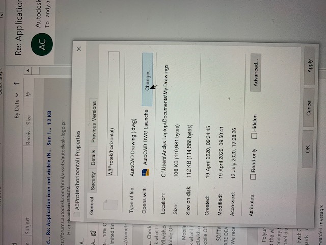 AutoCAD application icon not showing when attempting to open file from Windows Explorer ...